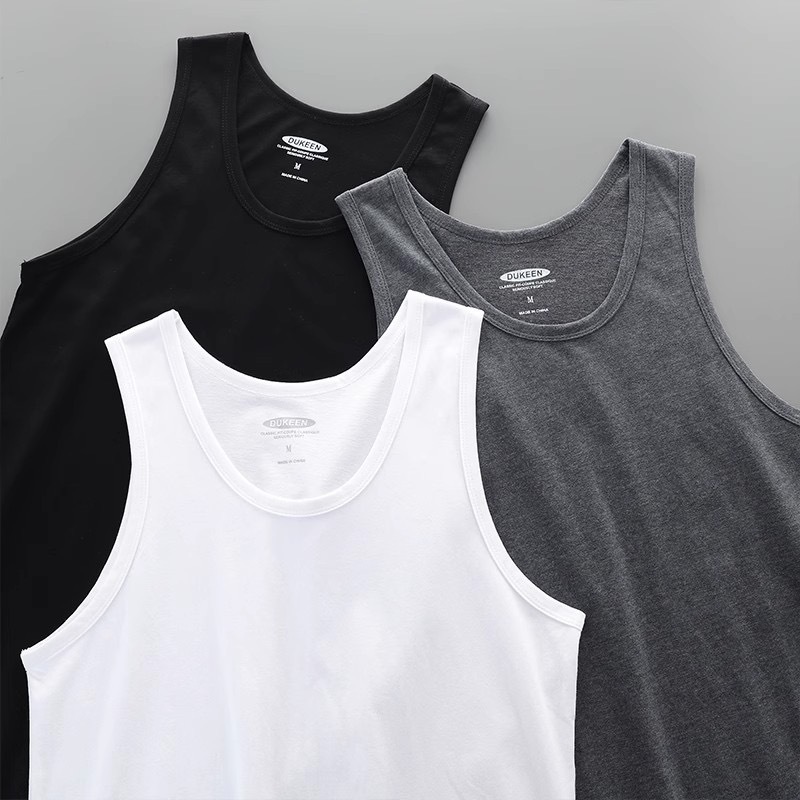 Men'S Cotton Plain Sando Body Fit Vest Tanks Top Plain Muscle Basic ...