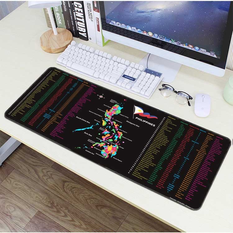 Keyboard Shortcuts Philippine Map Large Mouse Pad Gamer Game Mousepad ...