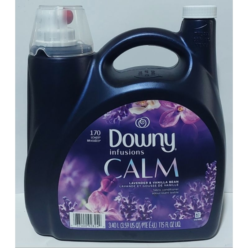 Downy Infusions Calm Fabric Softener, Lavender & Vanilla Bean, 170 ...