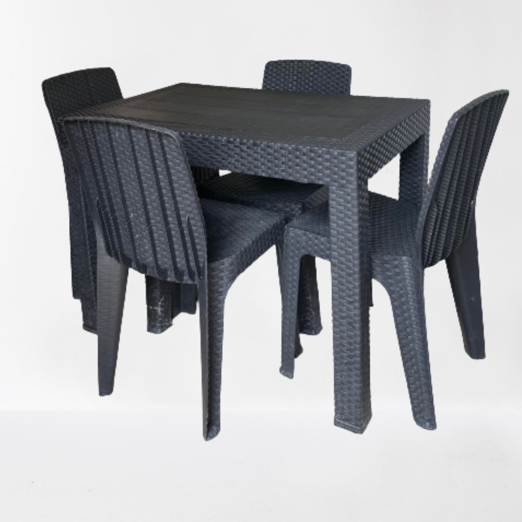 30x48 Hawaii Rattan Table for Outdoor and Dining 6seater | Shopee ...