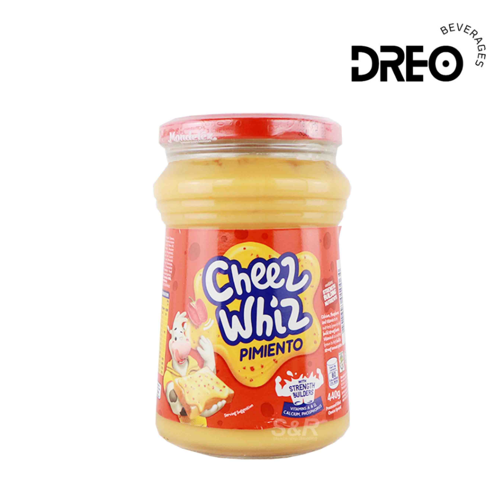 Cheese Whiz Pimiento Spread 440g | Shopee Philippines