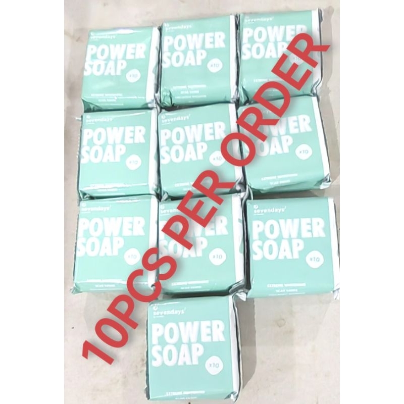 10PCS SEVENDAYS POWER SOAP BY HER SKIN NEW PACKAGING | Shopee Philippines