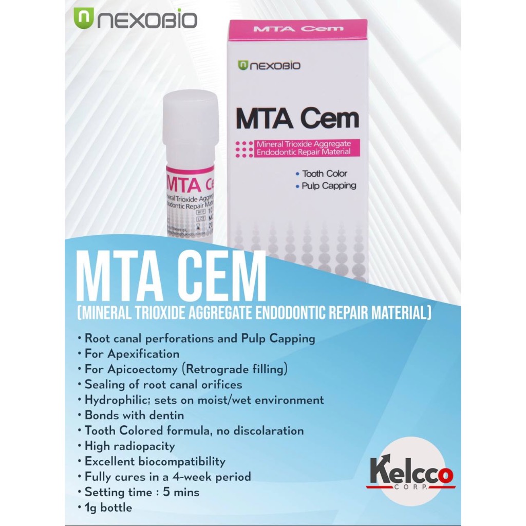 MTA CEM powder Nexobio Korea Dental for Endodontics / Root Canal ...