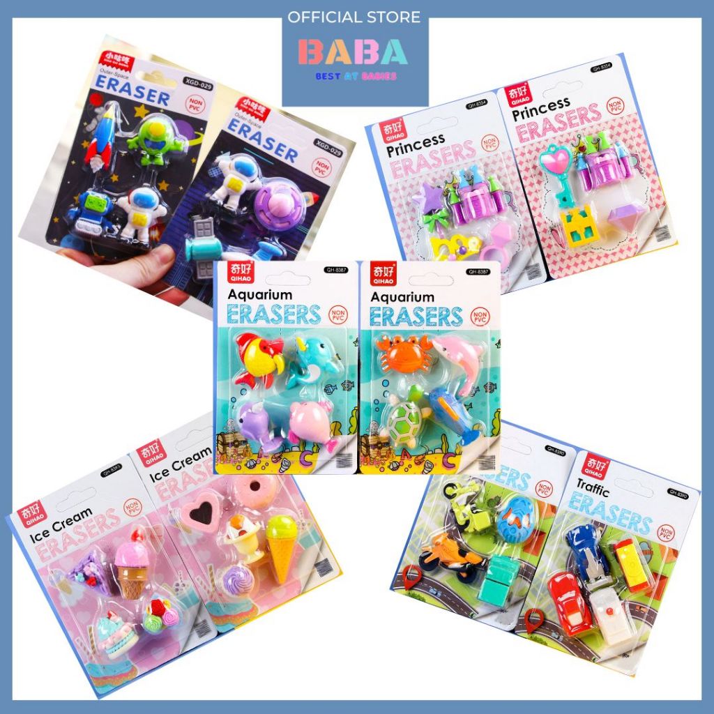 BABA Eraser for School Kids Funny Design Birthday Return Gifts Unique ...