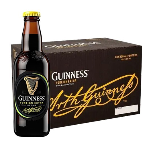 BIG DISCOUNT!!!Guinness Foreign Extra Stout 330ml Bottle x24 (Case ...
