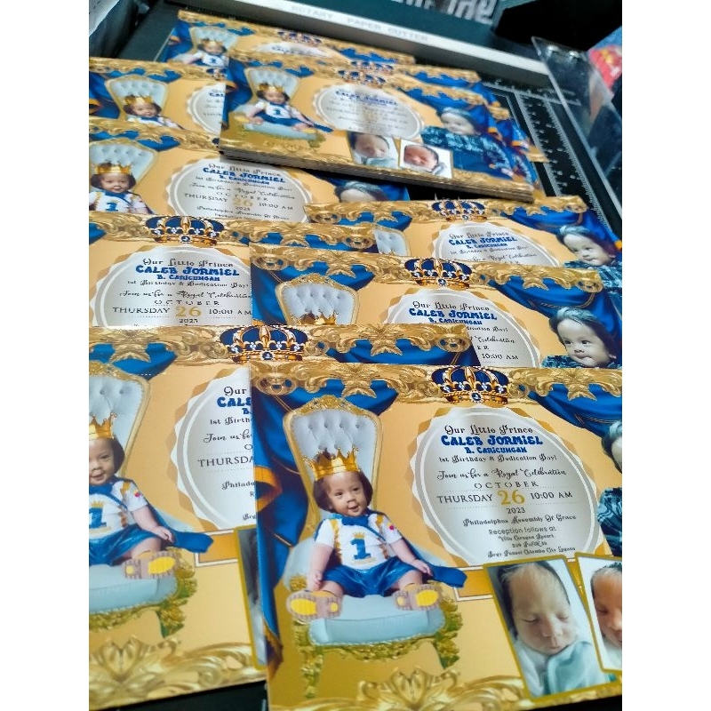 Royal Theme / Prince Invitation Card | Shopee Philippines