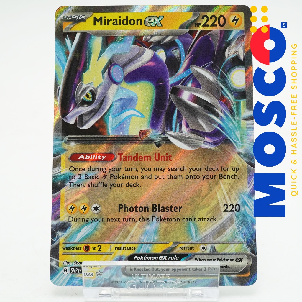 Miraidon ex - SVP028 - Ultra Rare Promo | Pokemon TCG Singles | Shopee ...