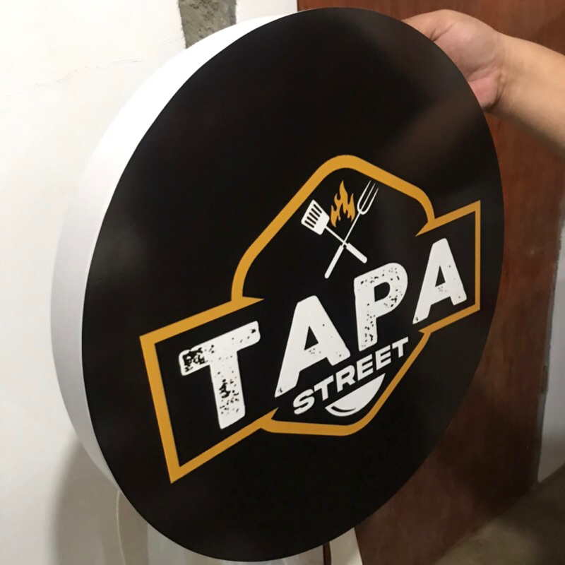 Logo Board 3D or flat Round Sintra Board Signage | Shopee Philippines