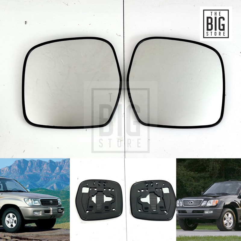 Toyota Land Cruiser 100 series Lexus LX470 side mirror lens set Brand ...