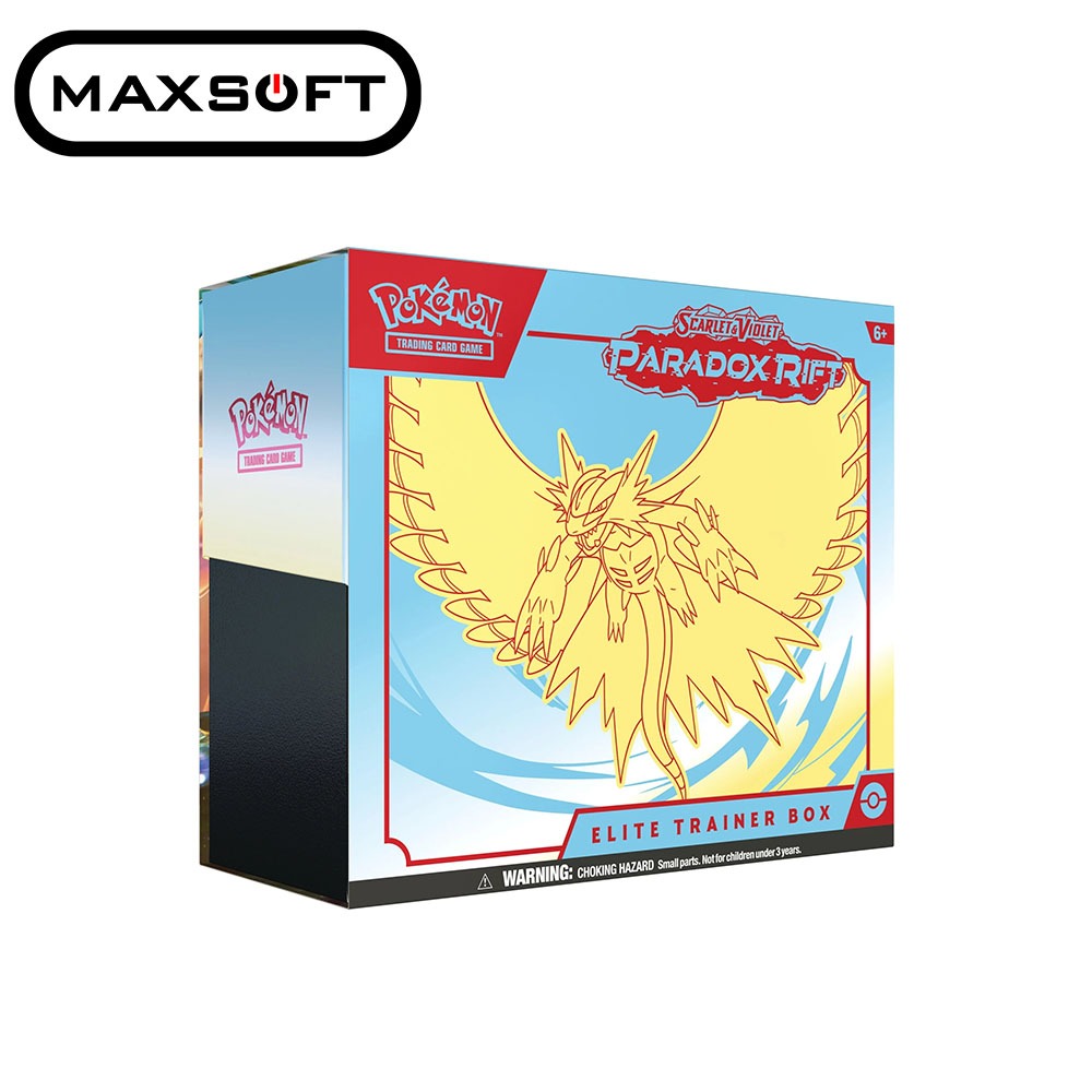 Pokemon TCG: Scarlet & Violet Paradox Rift ETB Roaring Moon | Shopee ...