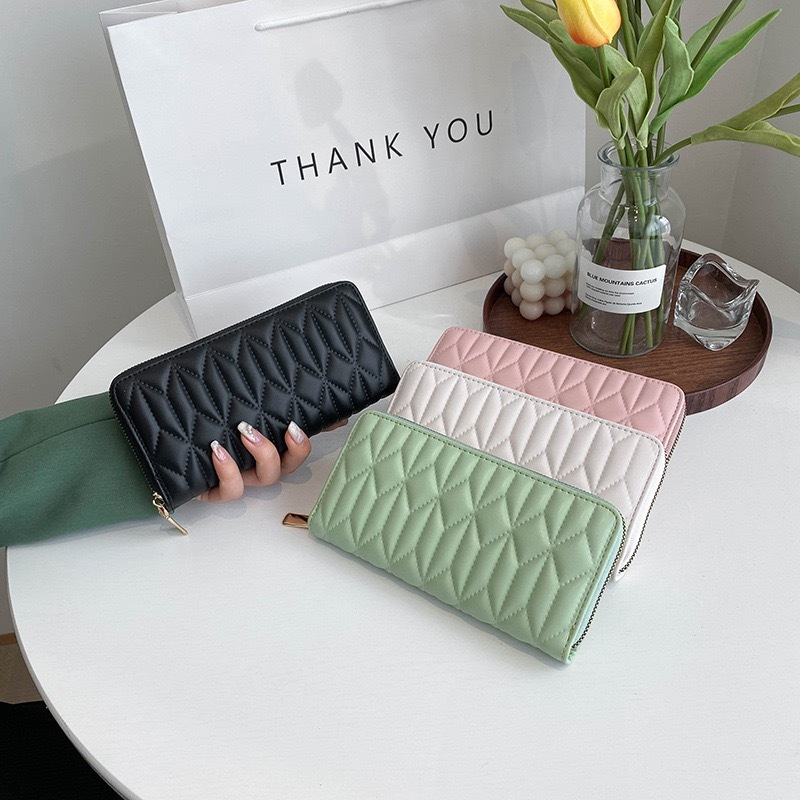 MIA Fashion #J-1727 New Women's Wallet Creasing Mid-Length Clutch ...