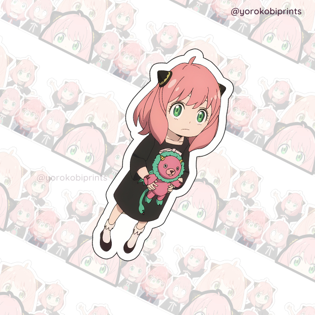 Anya Forger - Spy x Family - Peeker, Icon - Waterproof Laminated Vinyl ...