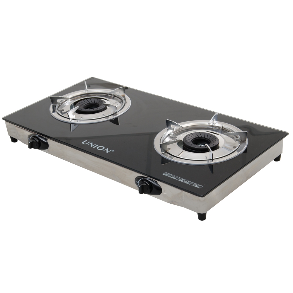 Union UGGS-275G Double Burner Gas Stove Glass Top (HX) | Shopee Philippines