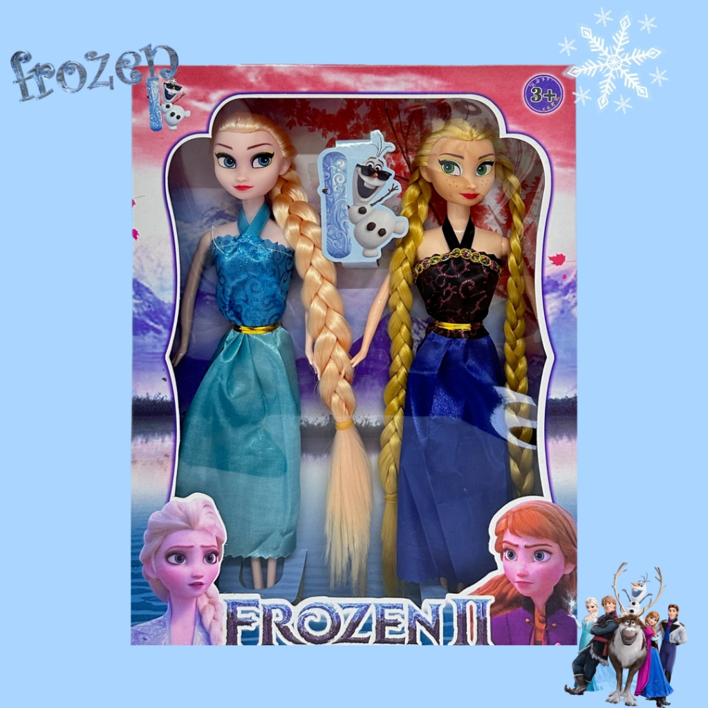 Frozen Dolls ELSA & ANNA Soft Doll for Kids | Shopee Philippines