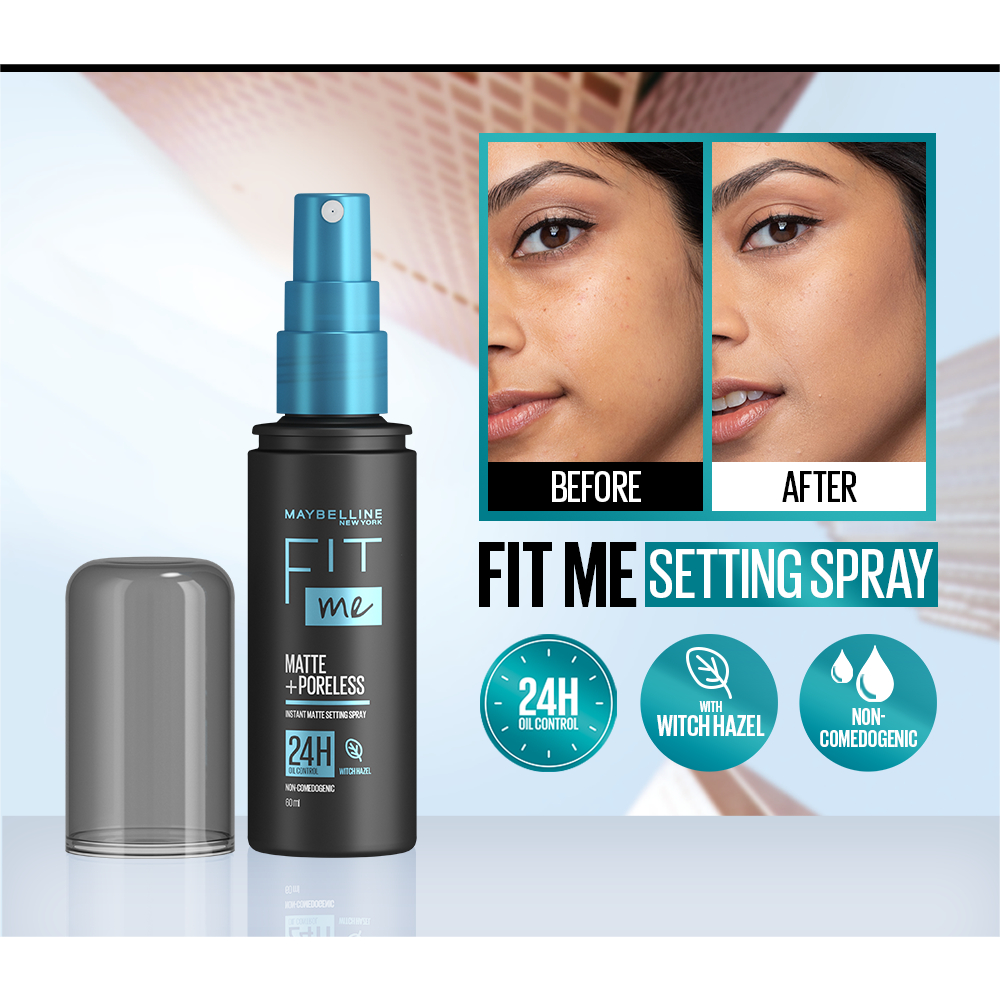 Fit Me Setting Spray - 24HR Oil Control Matte (60mL) Setting spray ...