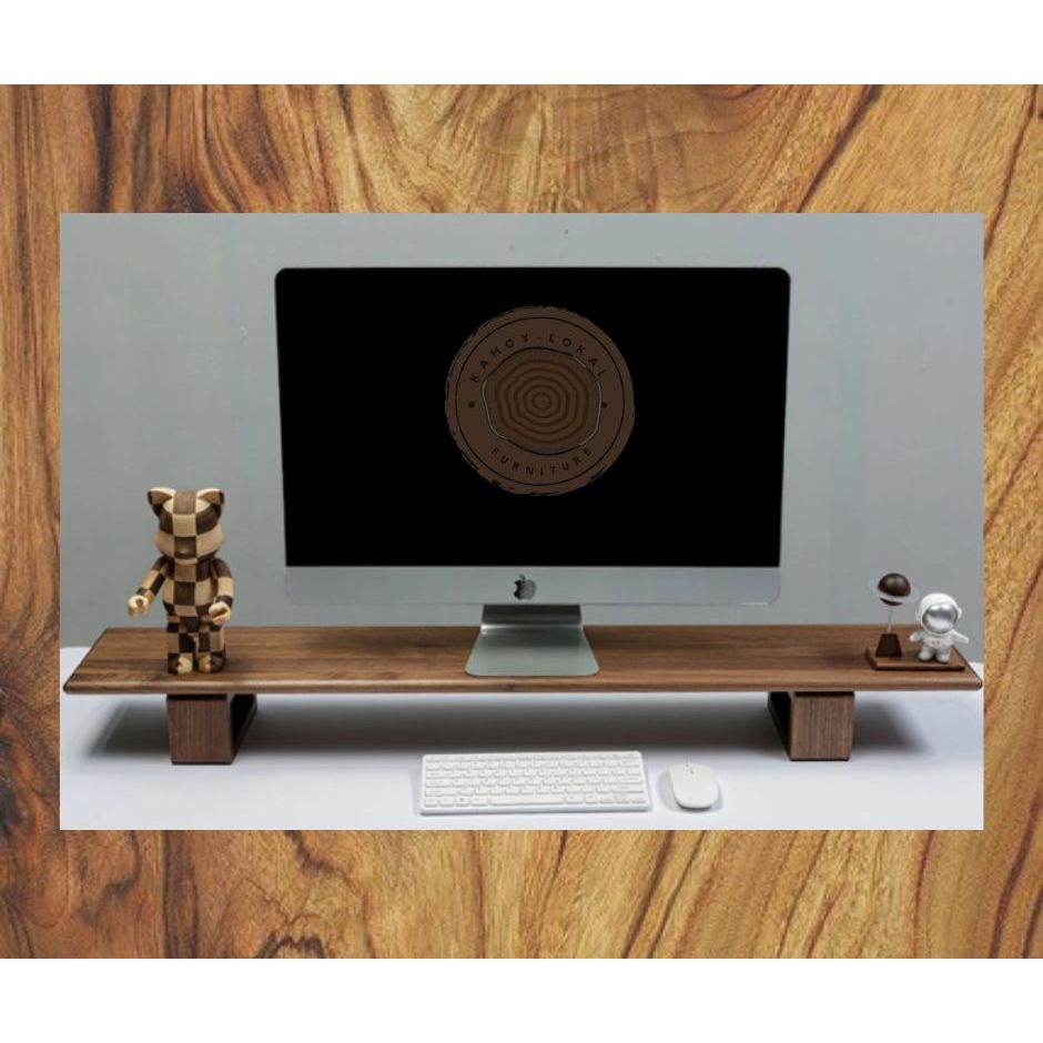 KHP Monitor Riser, Wooden Monitor Riser, Laptop Riser,Desktop Stand ...