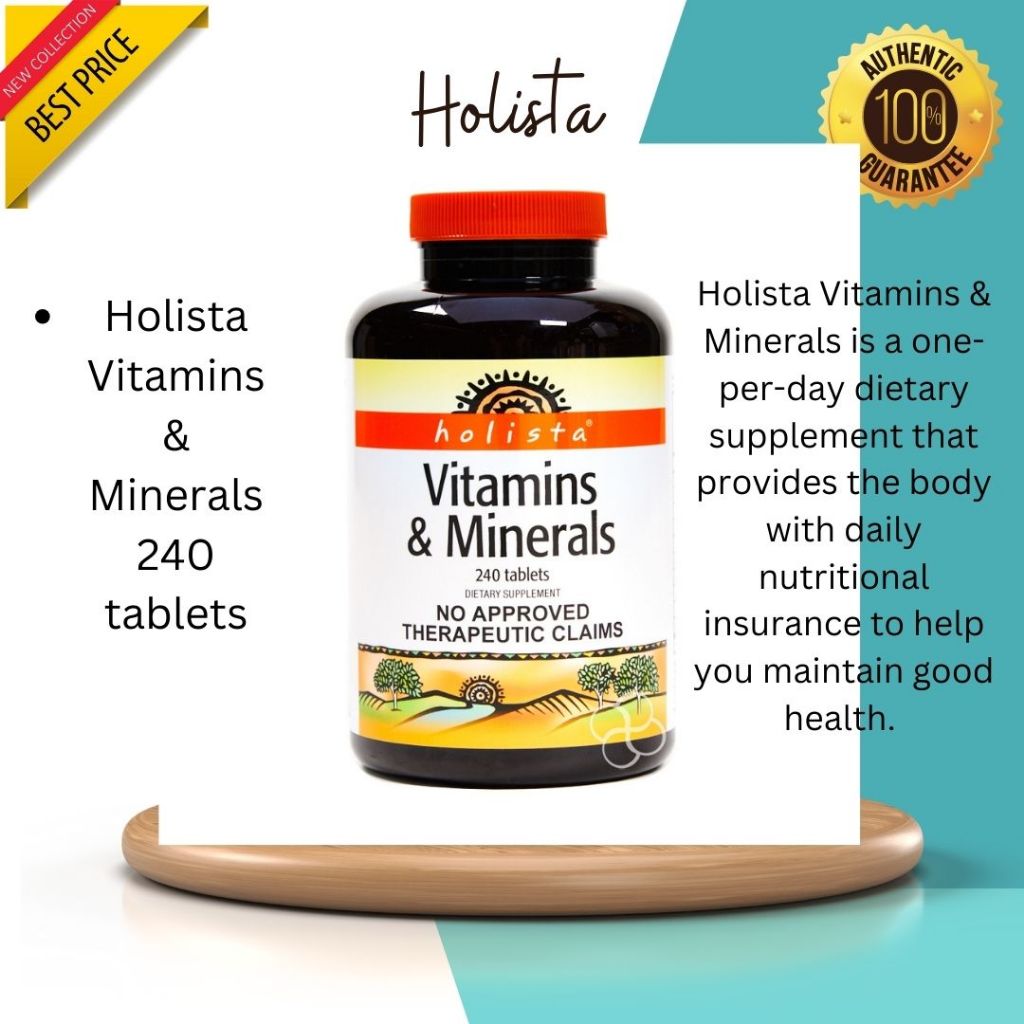 Holista Vitamins & Minerals 240 tablets | Shopee Philippines