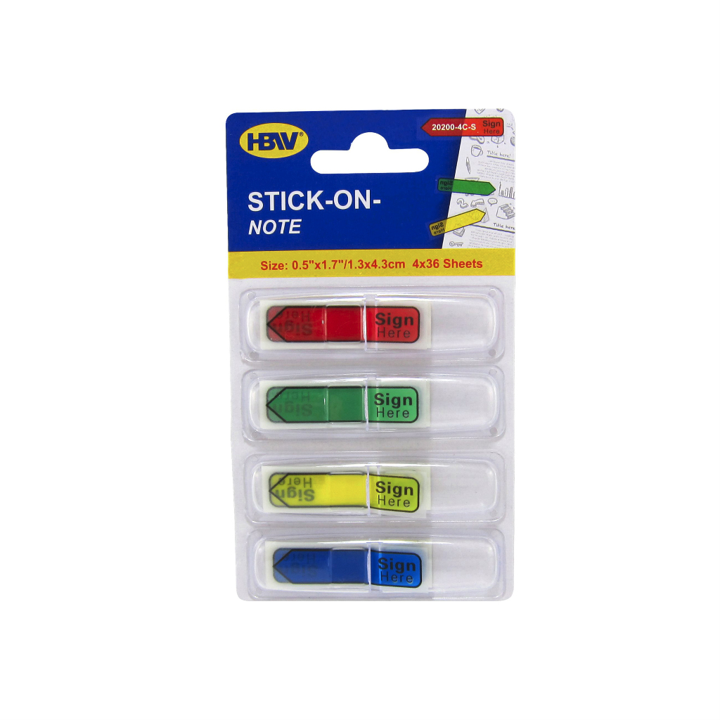 HBW STICK ON NOTE 4 LINE (Sign here with Case) | Shopee Philippines