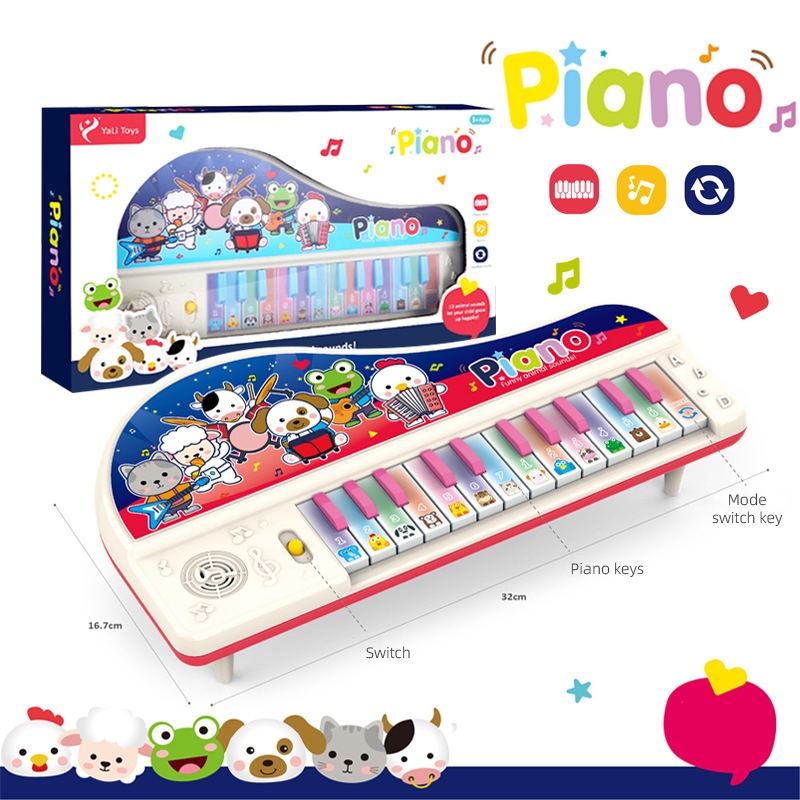 24 Keys Portable Electronic Keyboards for Beginners Musical Toy for Kid ...