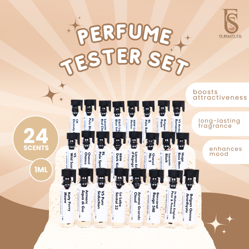 Inspired Perfume Tester Set [Ready for Rebranding] | 24PCS | 1ML Vial ...