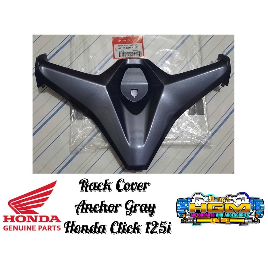 RACK COVER, ANCHOR GRAY HONDA CLICK 125i V2 GAME CHANGER | 81131-K59 ...