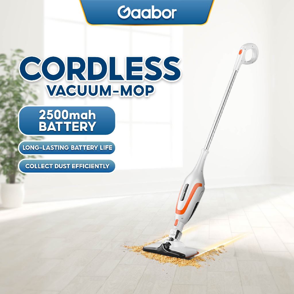 Gaabor Cordless Vacuum Cleaner Lightweight Dry & Wet Stain Remover With ...