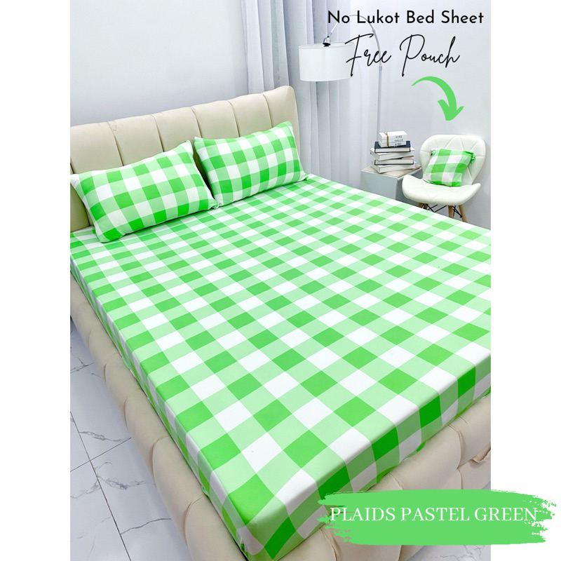 NO LUKOT PRINTED5 Bedsheet with FREE POUCH No Gusot No Lukot ...