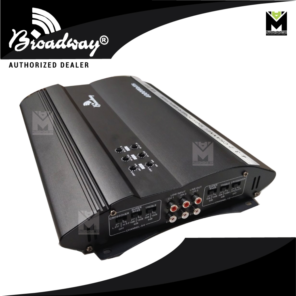 Broadway VX-805 Car Amplifier 4000 Watts | Shopee Philippines