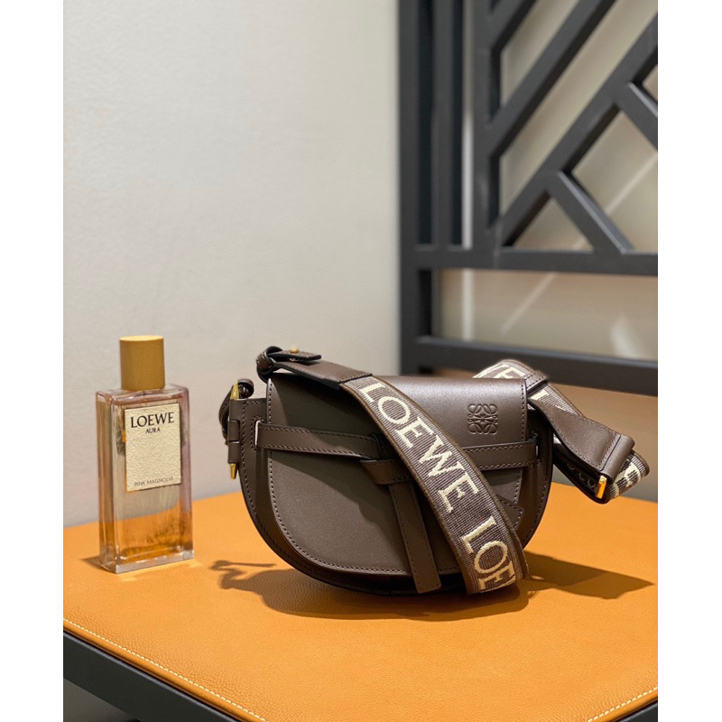 Authentic Grade | Mini Gate Dual Bag in Chocolate Soft Calfskin and ...