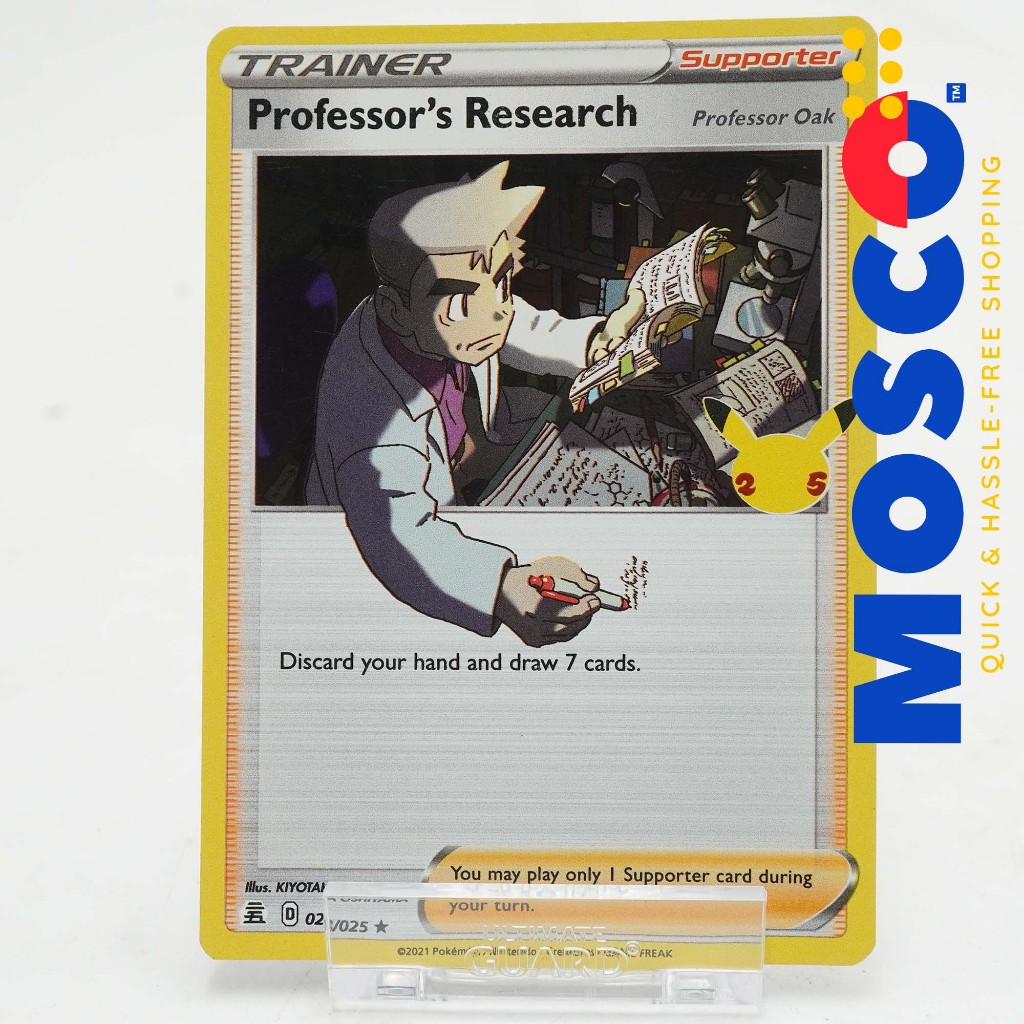 Professor's Research - 23/25 - Holo Rare | Supporter Cards Pokemon TCG ...