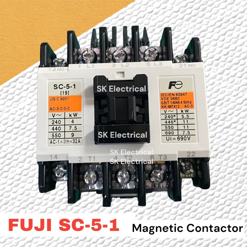 FUJI SC-0 | SC-05 | SC-4-1 | SC-5-1 Magnetic Contactor Made in Japan | Shopee Philippines