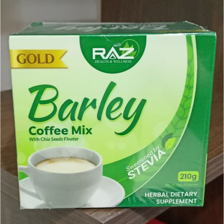 Barley Coffee Mix with Chia Seeds Floater 210g x 10 sachets (Beware of ...