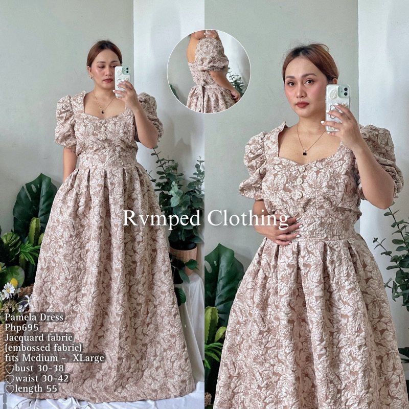 RVMPED Pamela Long Dress | Shopee Philippines