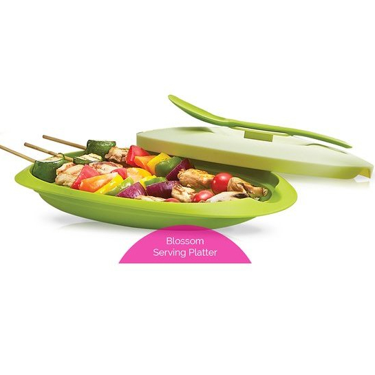 600ml BLOSSOMS SERVERWARE COLLECTION SERVING PLATTER Big TUPPERWARE ...