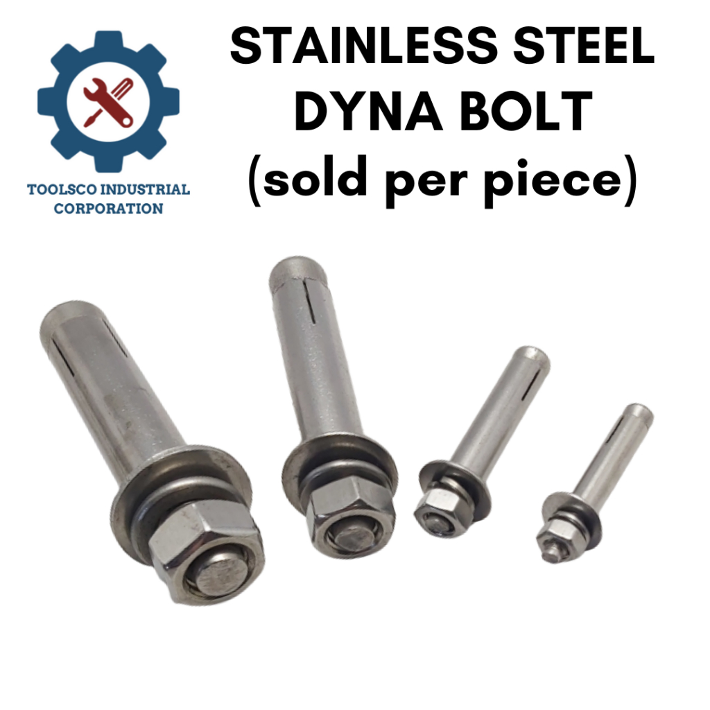 STAINLESS STEEL DYNA BOLT (sold per piece) | Shopee Philippines