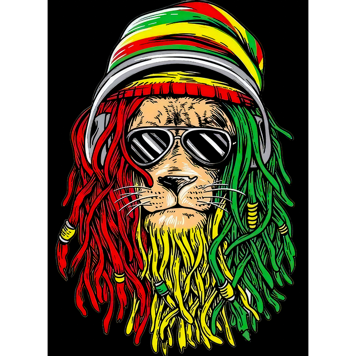 IRON ON - BOB MARLEY Designs vol.2 A3 Size Patches for Black Fabric ...