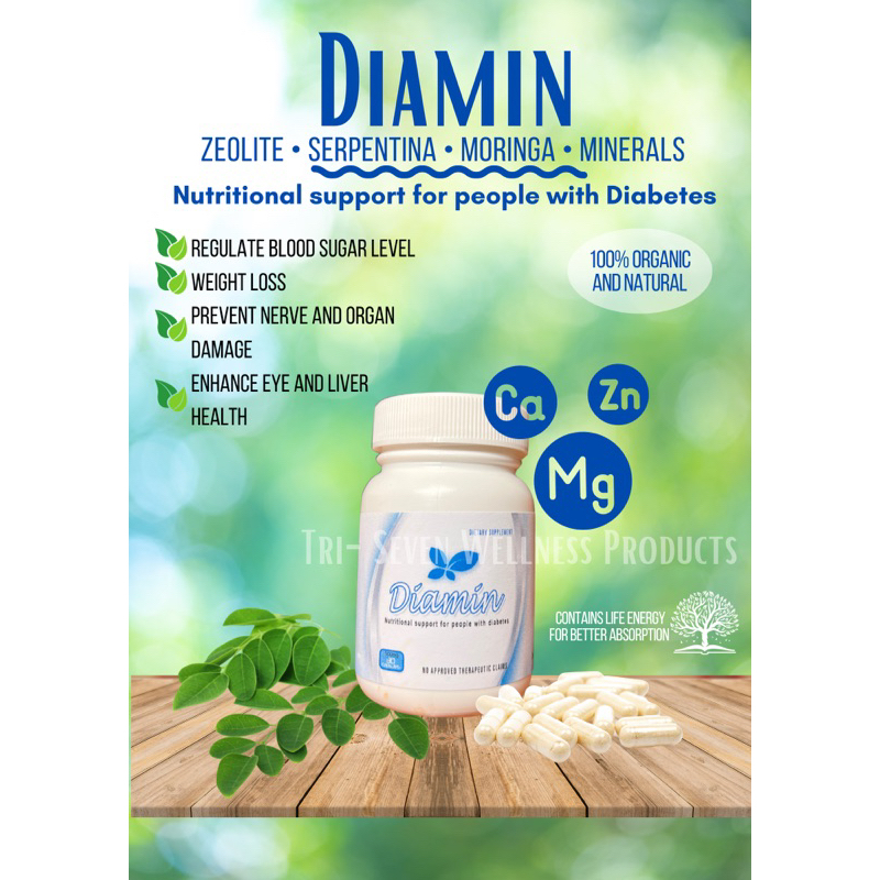 DIAMIN - Nutritional Support for people with Diabetes 100% Organic ...