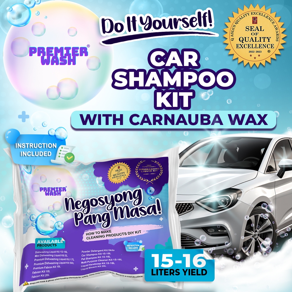 CAR SHAMPOO KIT - PREMIER WASH | Shopee Philippines