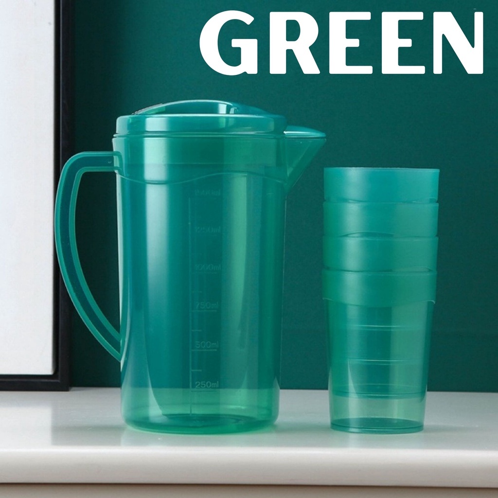 2.0 LITERS WATER PITCHER / PITCHER SET / 8oz TUMBLER / 10oz TUMBLER ...