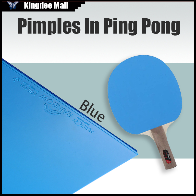 Huieson Rainbow Table Tennis Rubber Ping Pong Racket Rubber ITTF ...
