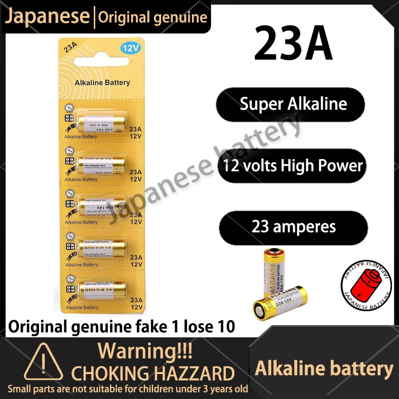 12V 23A Alkaline Battery Pack of 5 | Shopee Philippines