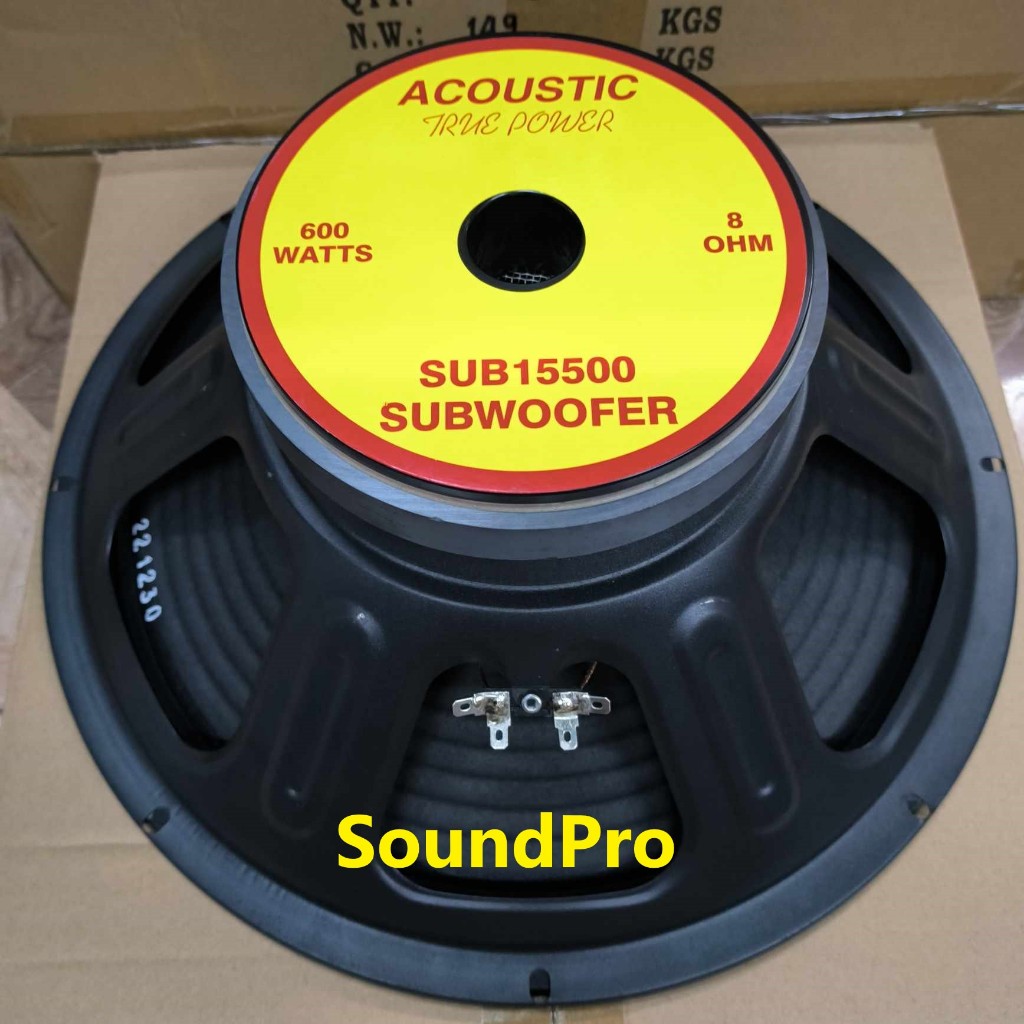 ACOUSTIC Subwoofer Speaker 15 inches 600W (RMS) | Shopee Philippines