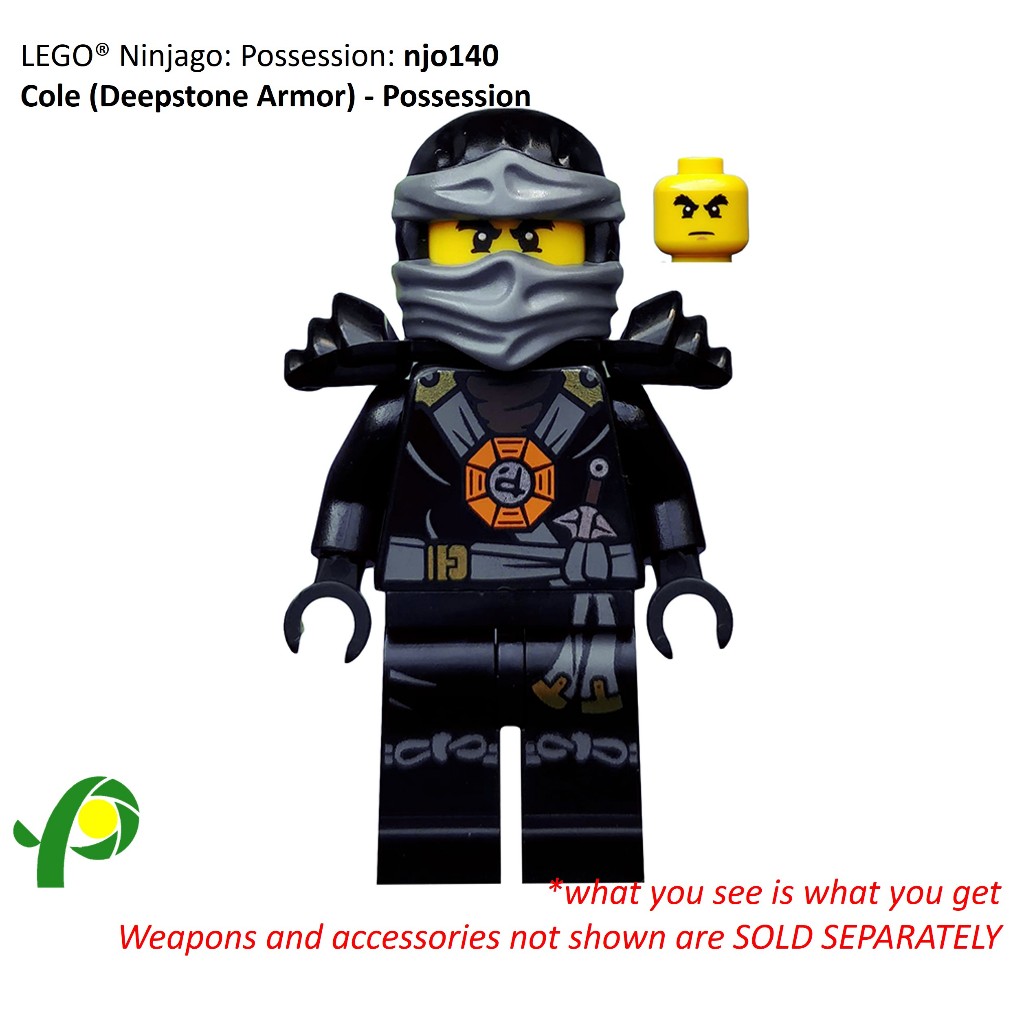 LEGO Ninjago Minifigure njo140 Cole (Deepstone Armor) - Possession ...