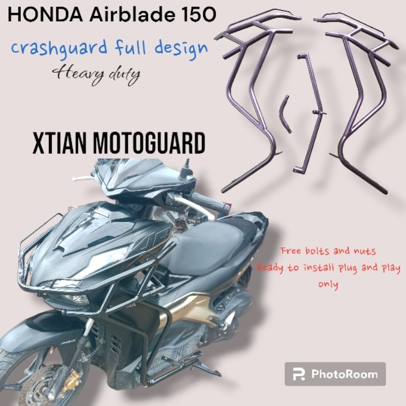 HONDA AIR BLADE 150- FULL CRASH GUARD DESIGN | Shopee Philippines