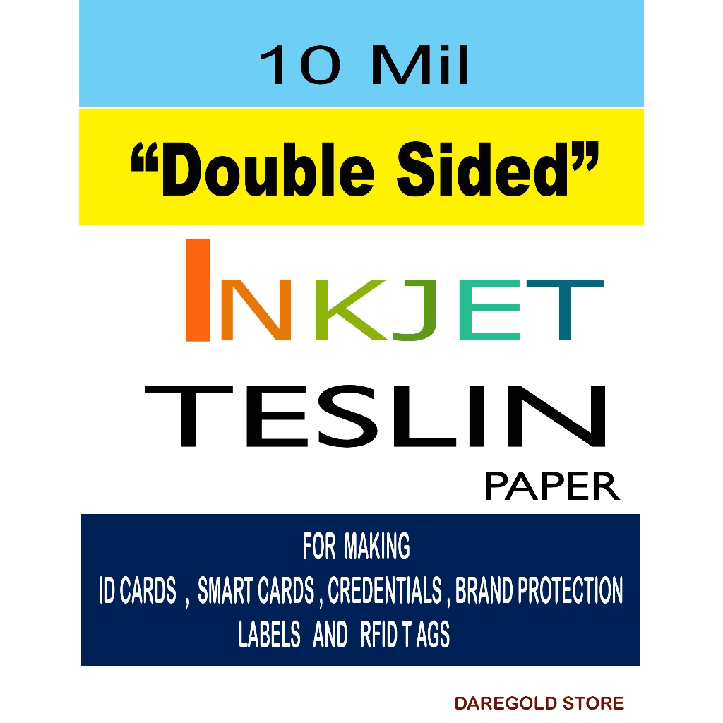 Perforated Inkjet Synthetic Paper For Id Cards Perforated Inkjet Teslin ...