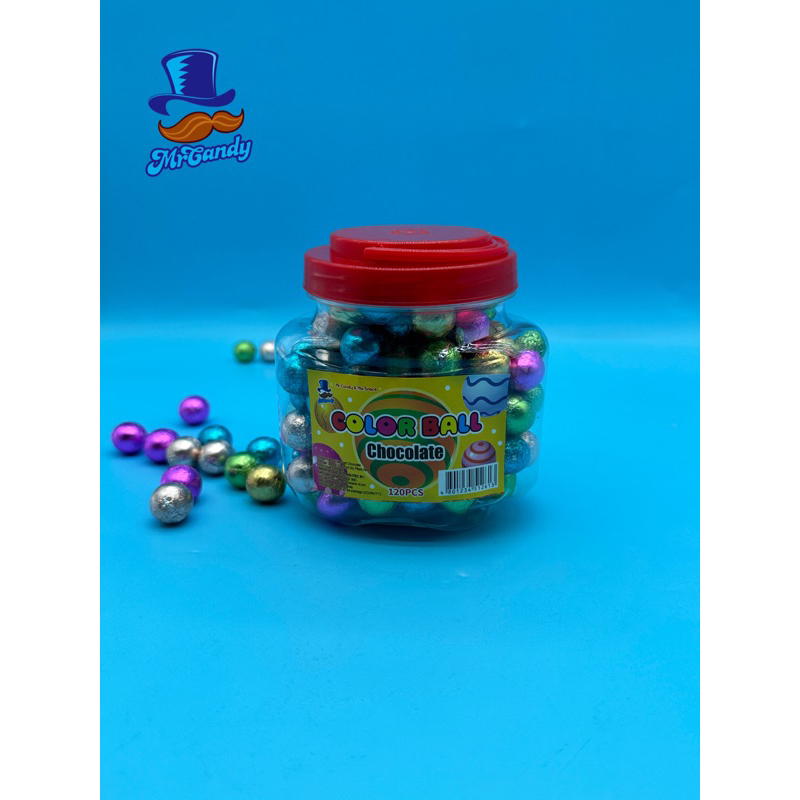 Mr Candy Color Ball Chocolate 110-120Pcs/Bottle | Shopee Philippines