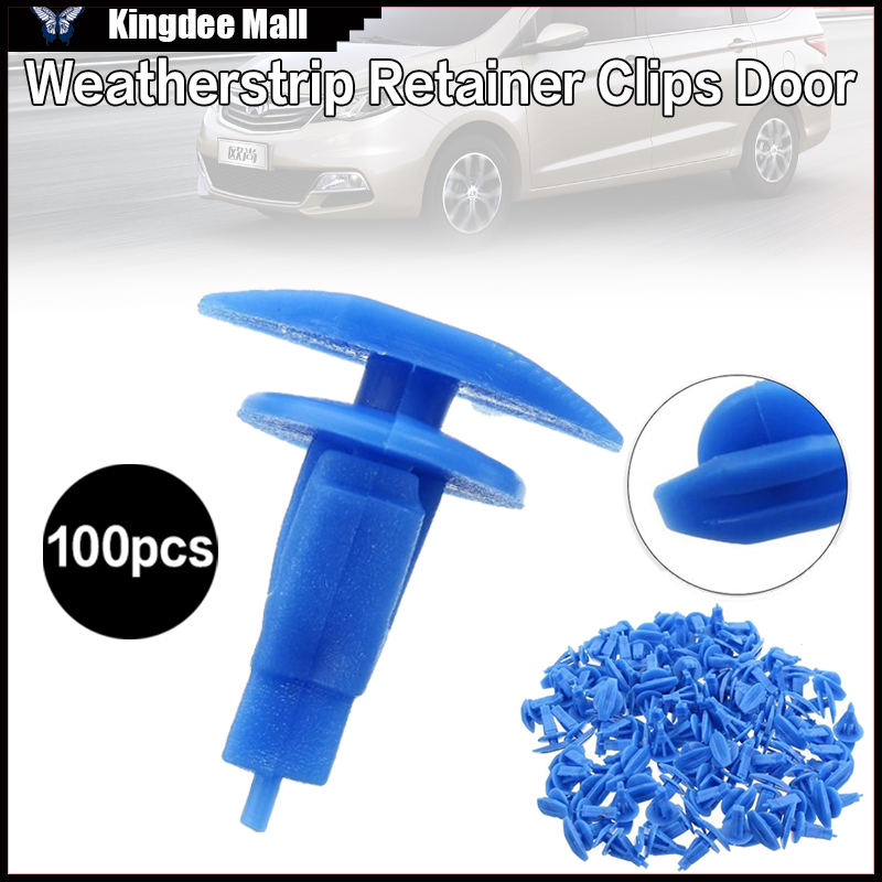 100Pcs Auto Fasteners Retainer Clips Door Weatherstrip Retainer Clips ...