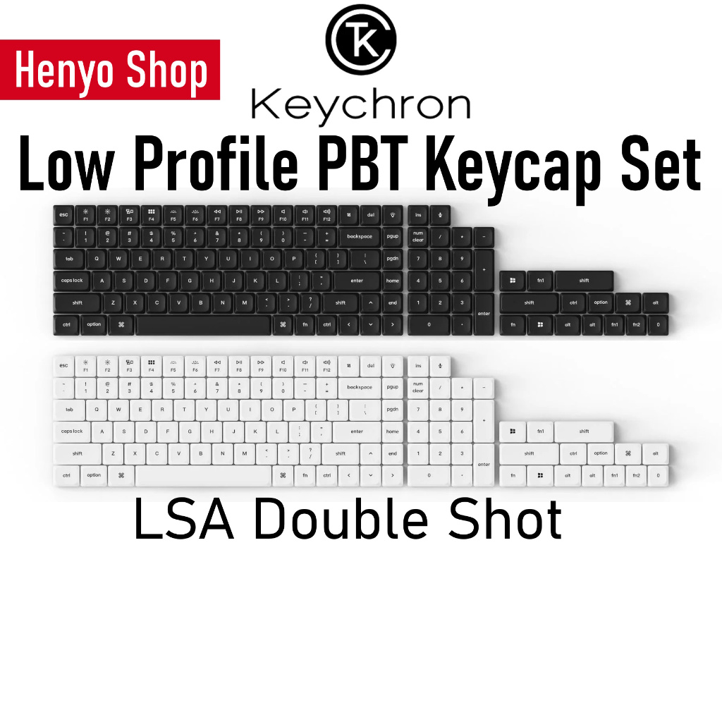 Keychron Low Profile Double Shot PBT LSA Keycap Set | Shopee Philippines