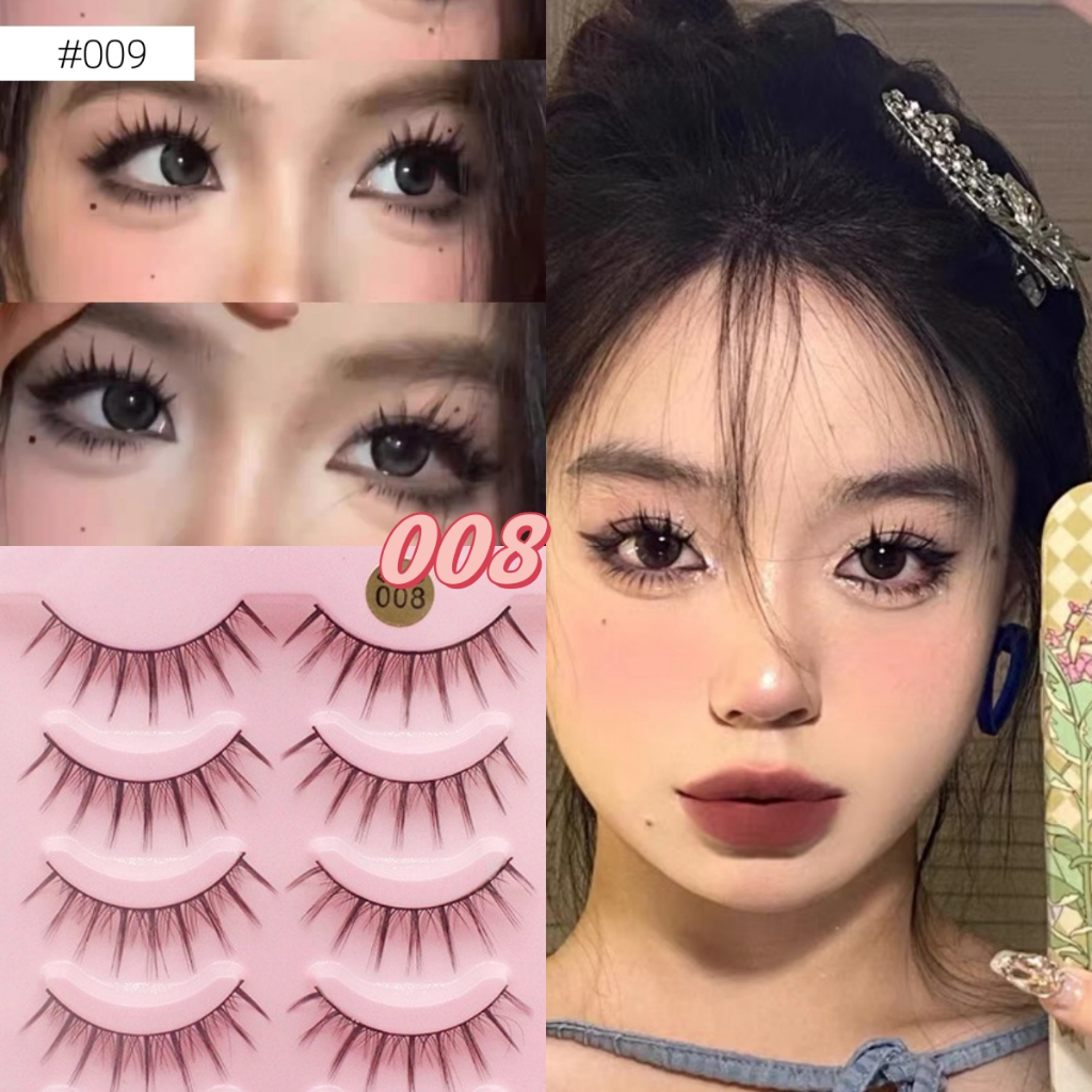 5 Pairs Fairy Beautiful Princess Style Natural 3D False Eyelashes Big ...