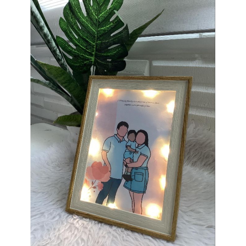 Aesthetic Vector Art free frame and customized faceless | Shopee ...